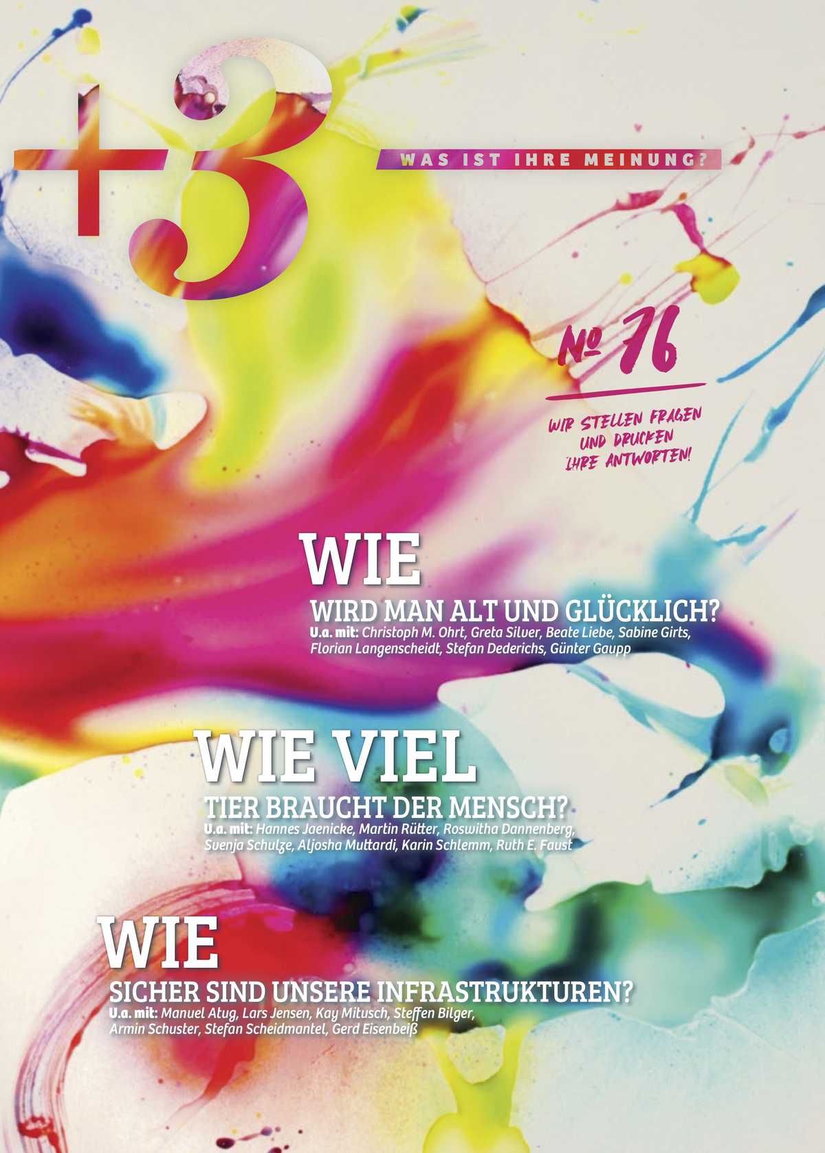 +3-Magazin "Wie viel Tier braucht der Mensch"